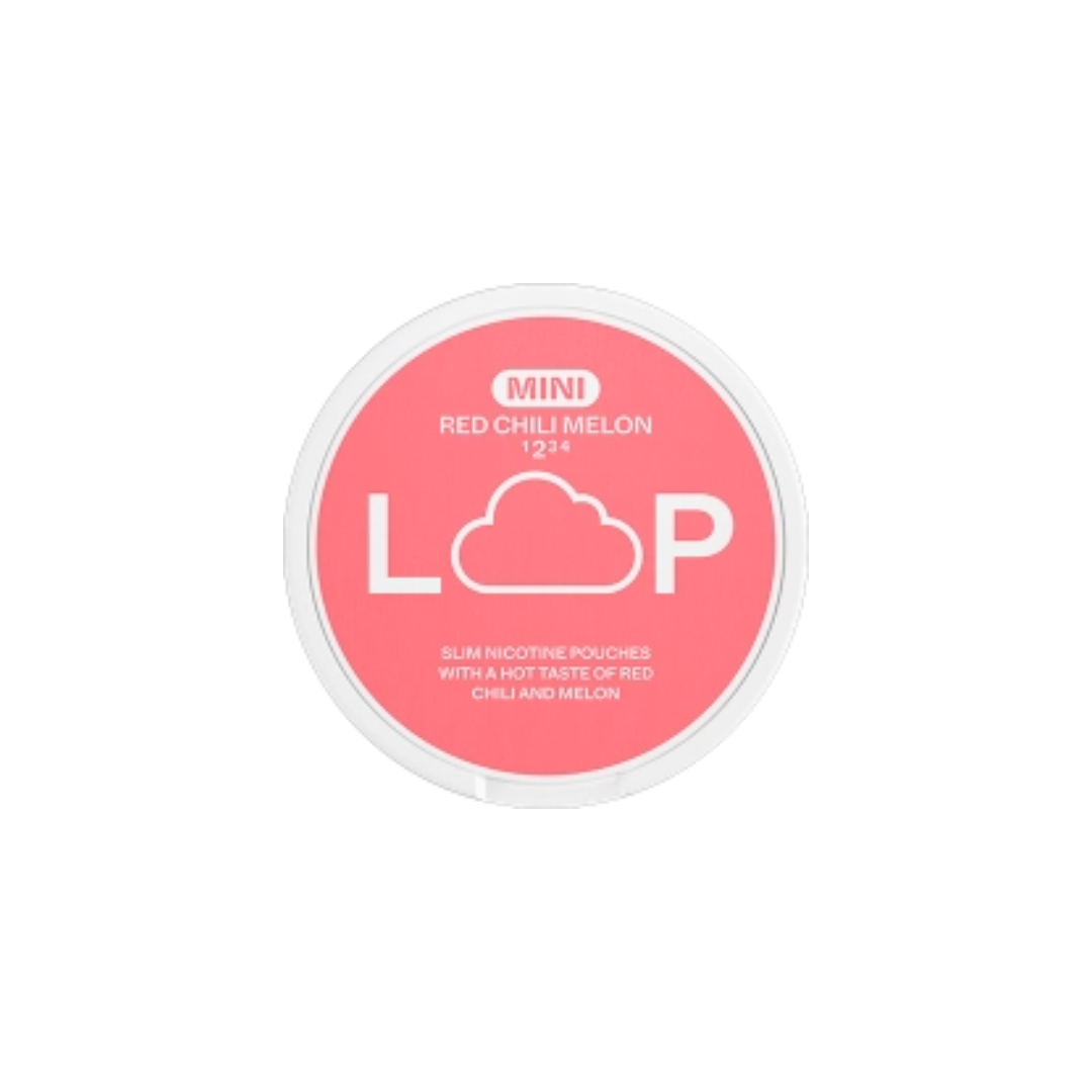 Buy LOOP Red Chili Melon Mini Nicotine Pouches Online – SnusLjus