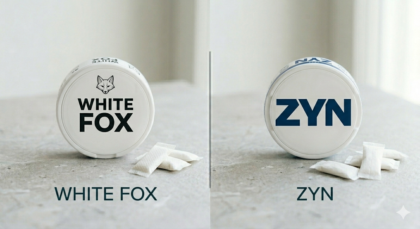 White Fox vs ZYN Nicotine Pouches – Which Is Better in 2026? – Snusljus SL