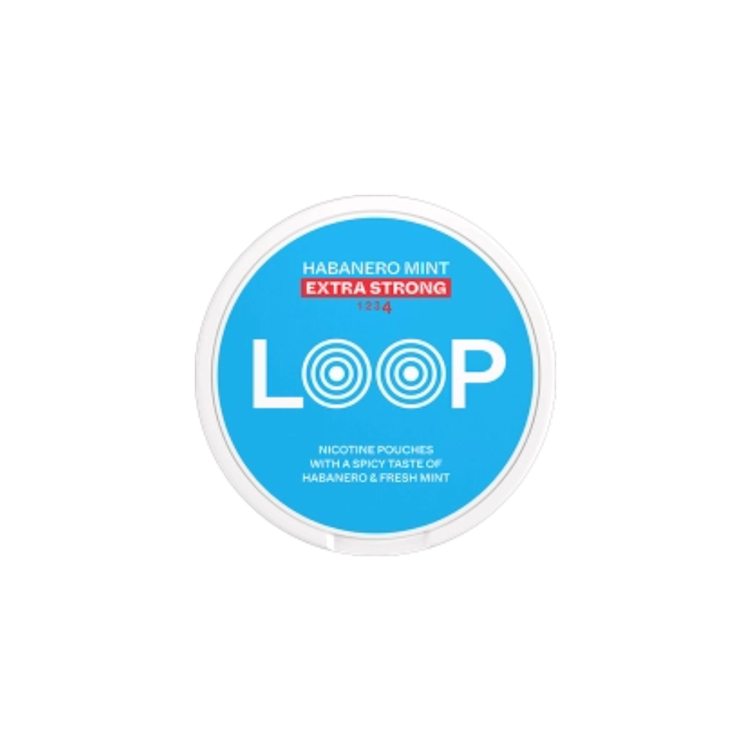 Buy LOOP Habanero Mint Extra Strong Nicotine Pouches Online – SnusLjus