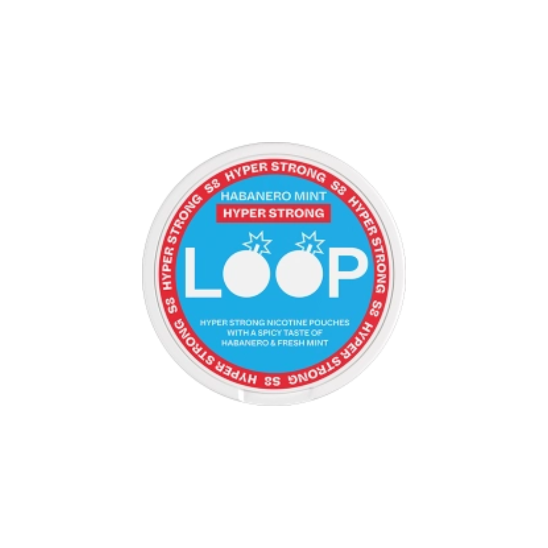Buy LOOP Habanero Mint Hyper Strong Nicotine Pouches Online – SnusLjus