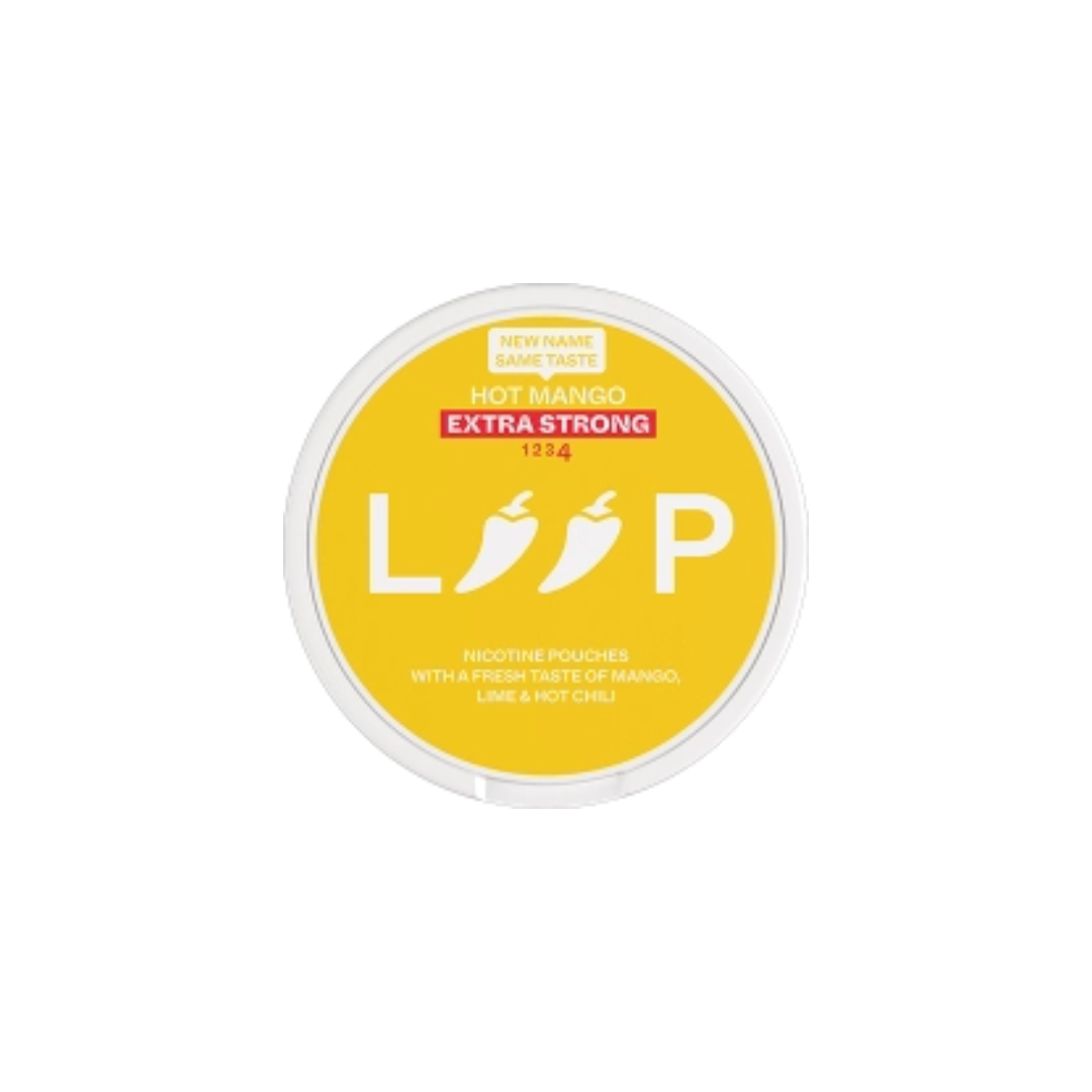 Buy LOOP Hot Mango Extra Strong Nicotine Pouches Online – SnusLjus