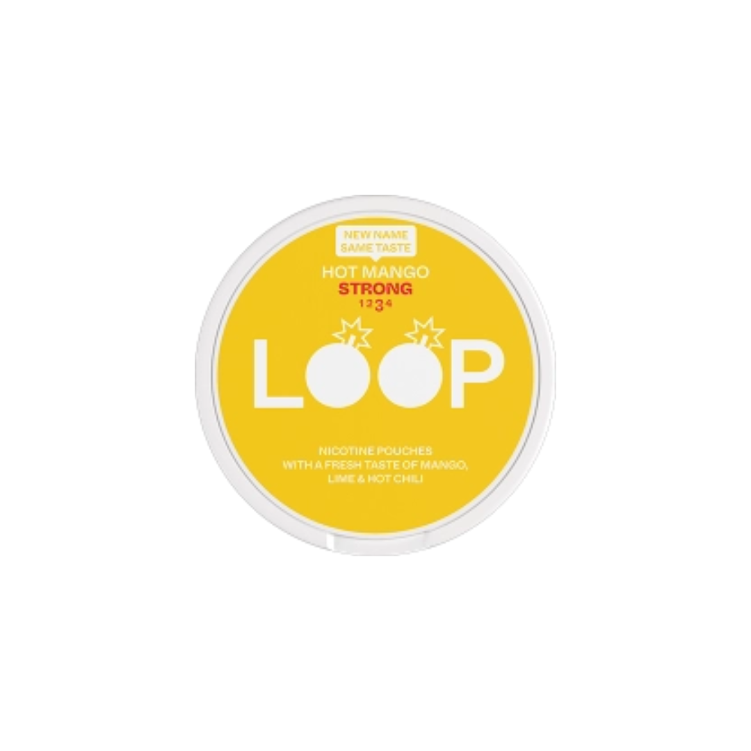 Buy LOOP Hot Mango Strong Nicotine Pouches Online – SnusLjus