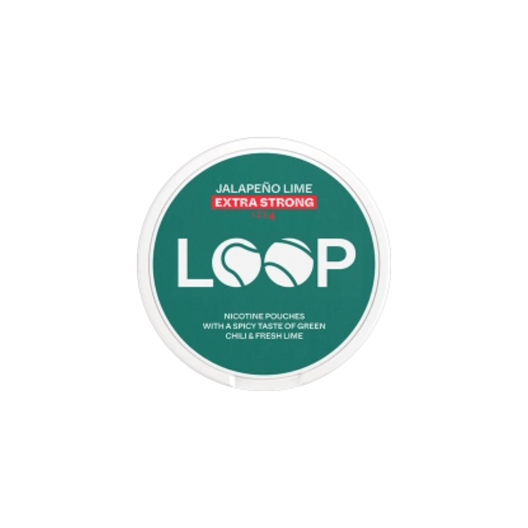 Buy LOOP Jalapeno Lime Extra Strong Nicotine Pouches Online – SnusLjus
