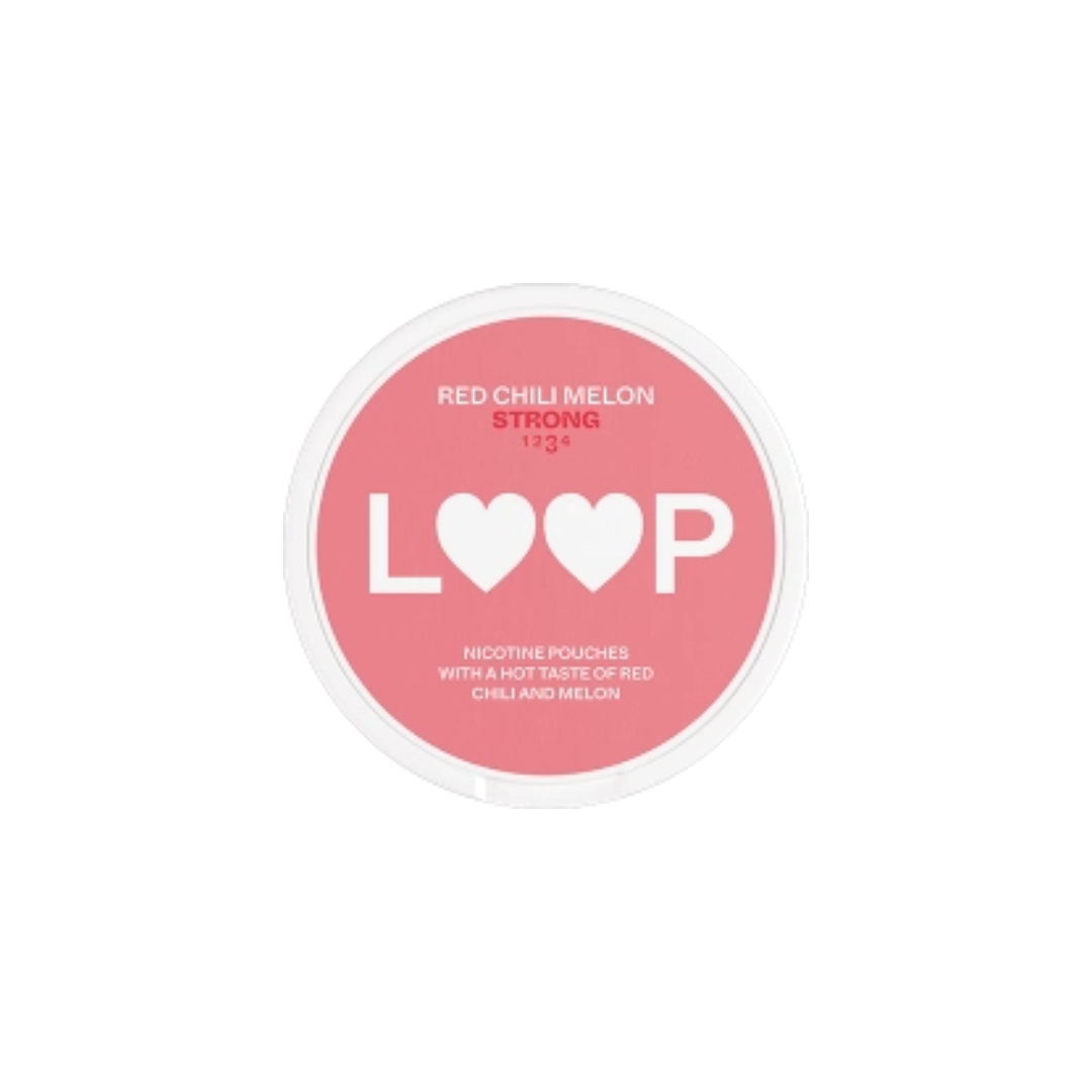 Buy Loop Red Chili Melon Strong Nicotine Pouches Online – SnusLjus