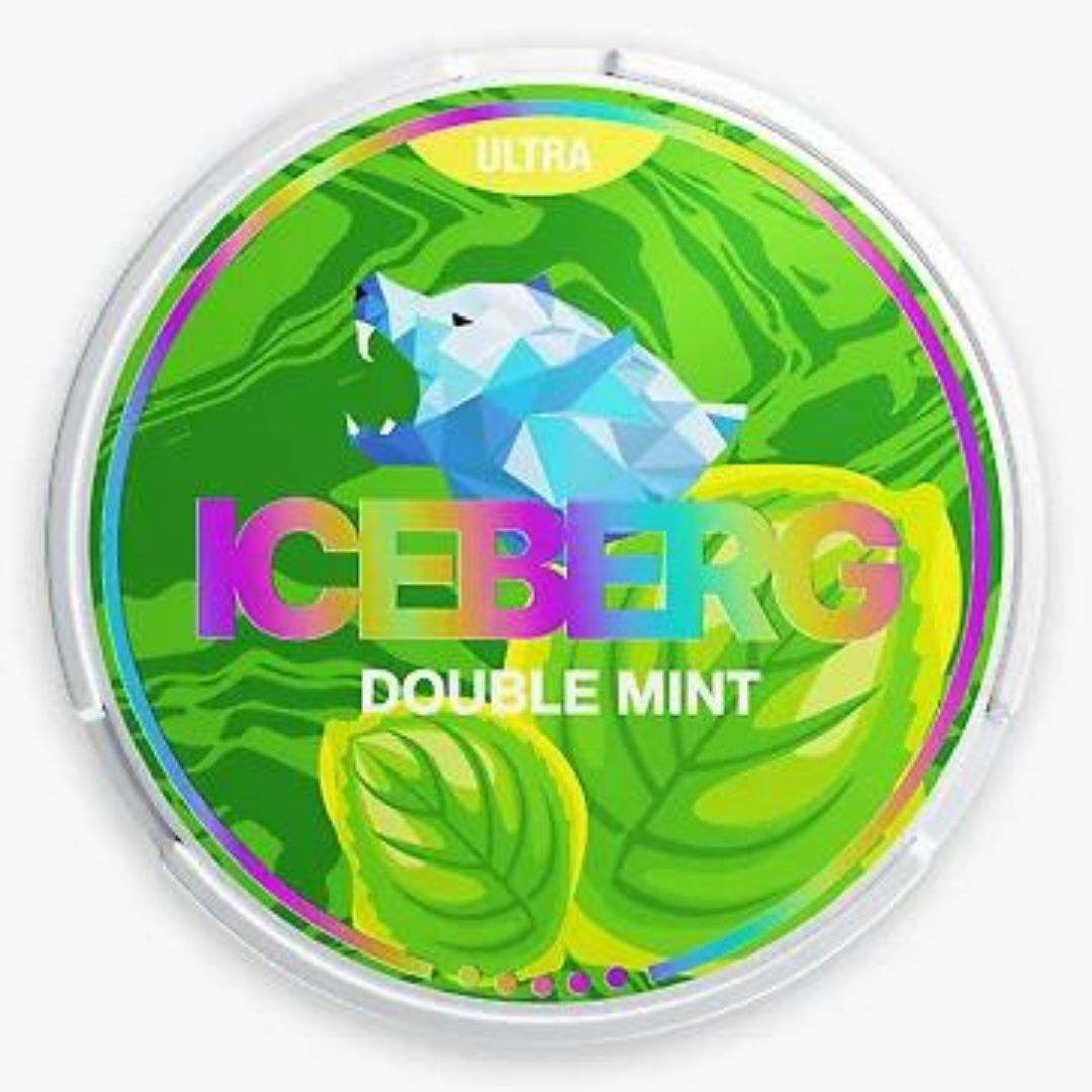 Buy ICEBERG Double Mint Nicotine Pouches Online – SnusLjus