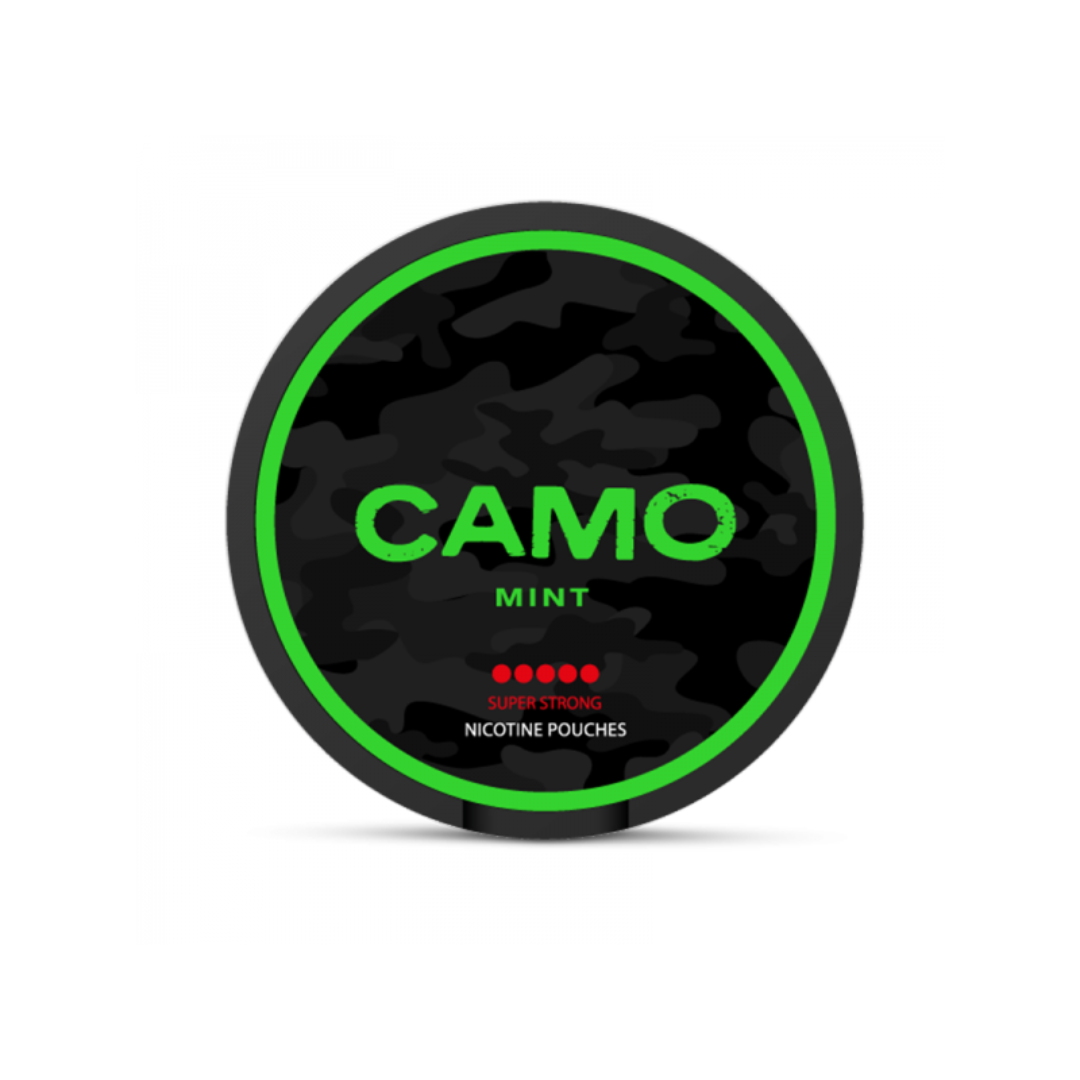 Buy CAMO Mint Nicotine Pouches Online – SnusLjus