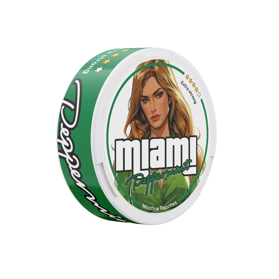 Buy Miami Peppermint Extra Strong Snus - Nicotine Pouches Online ...