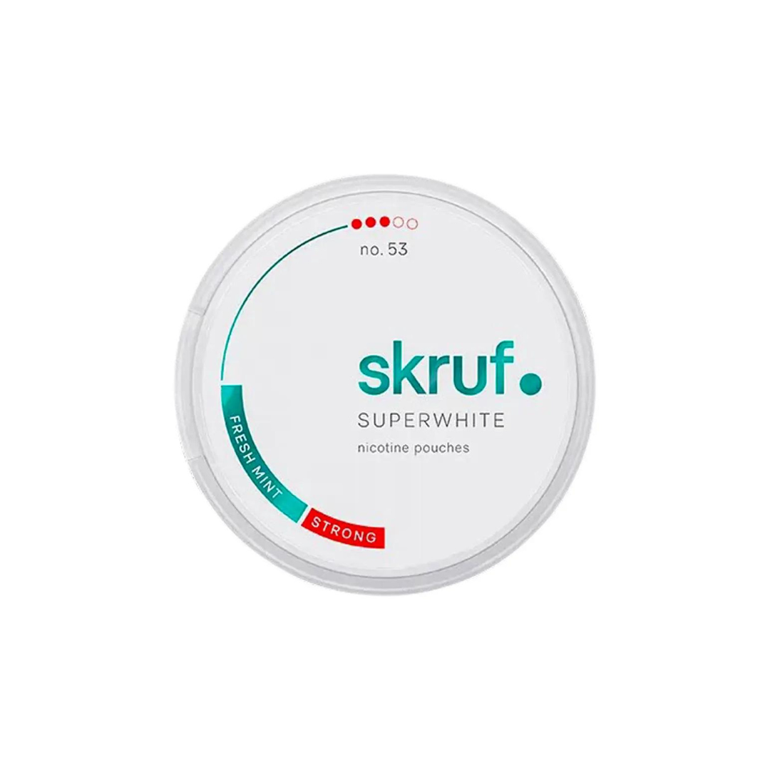 Buy Skruf Fresh Mint No.53 Snus - Nicotine Pouches Online – Snusljus SL