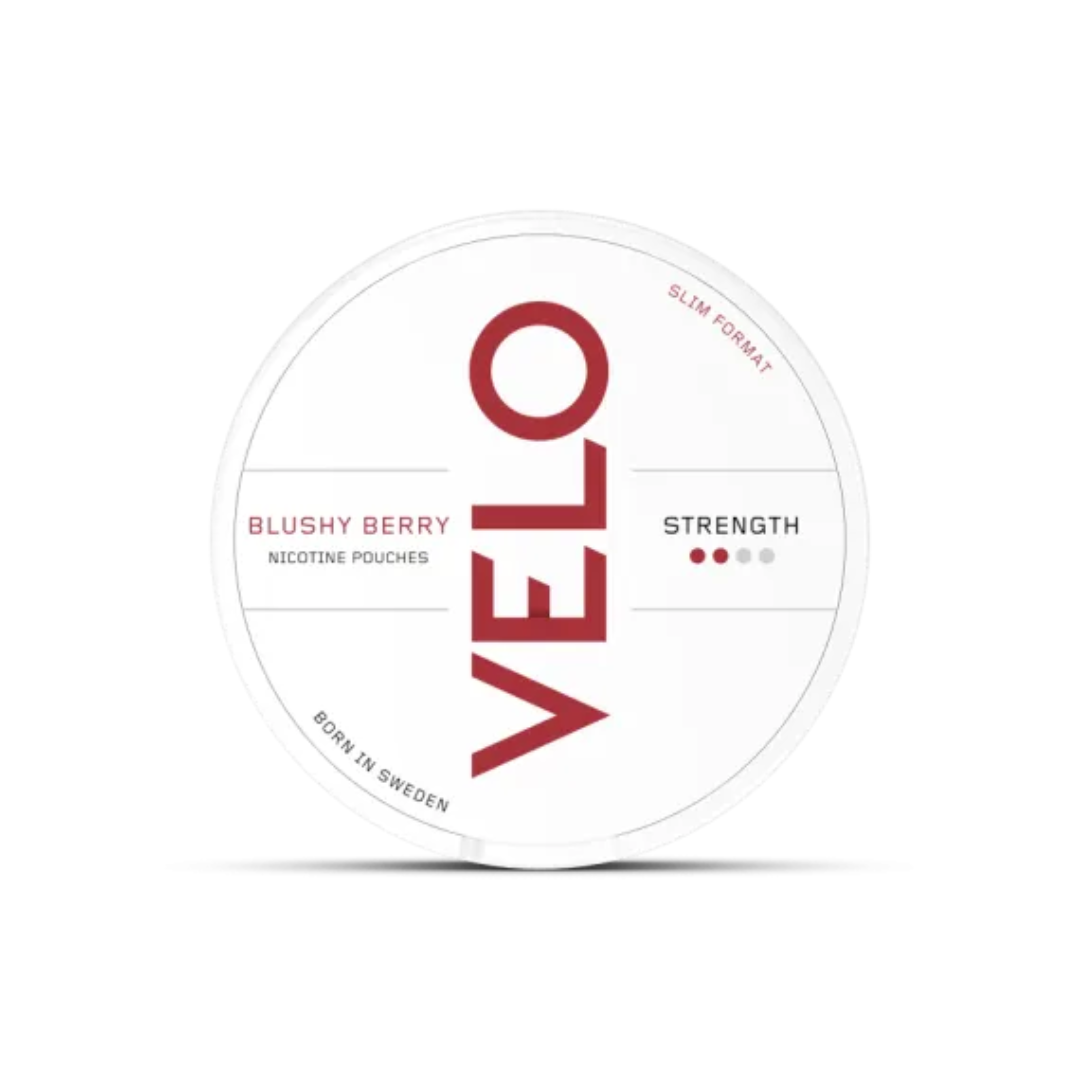 Buy VELO Blushy Berry Nicotine Pouches Online – SnusLjus