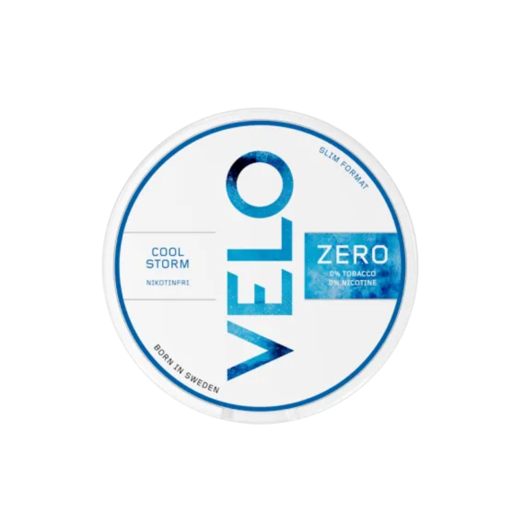 Buy VELO Cool Storm Zero Nic Nicotine Pouches Online – SnusLjus