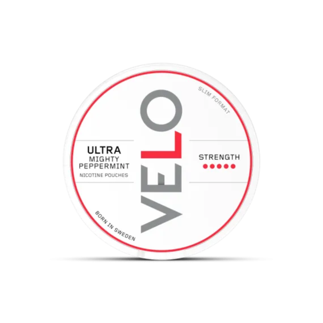 Buy VELO Mighty Peppermint Ultra Nicotine Pouches Online – SnusLjus
