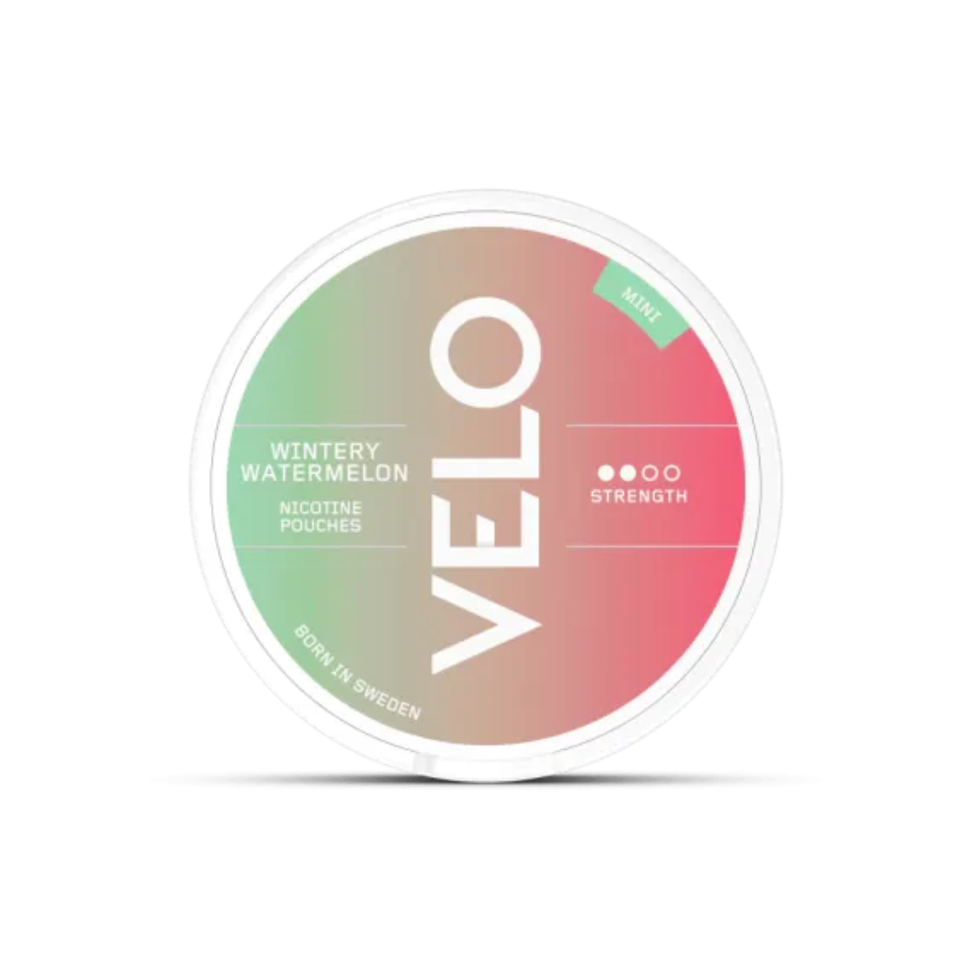 Buy VELO Wintery Watermelon Mini Nicotine Pouches Online – SnusLjus