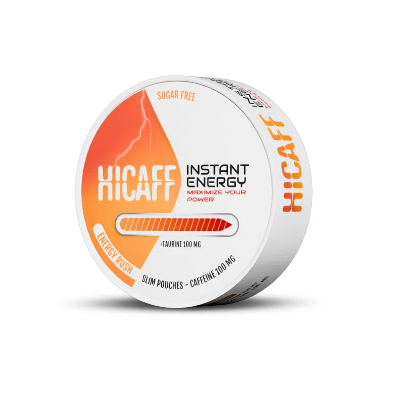 Buy Hicaff Energy Rush Caffeine Snus - Nicotine Pouches Online ...
