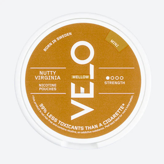 Buy VELO Nutty Virginia Mini Nicotine Pouches Online – SnusLjus