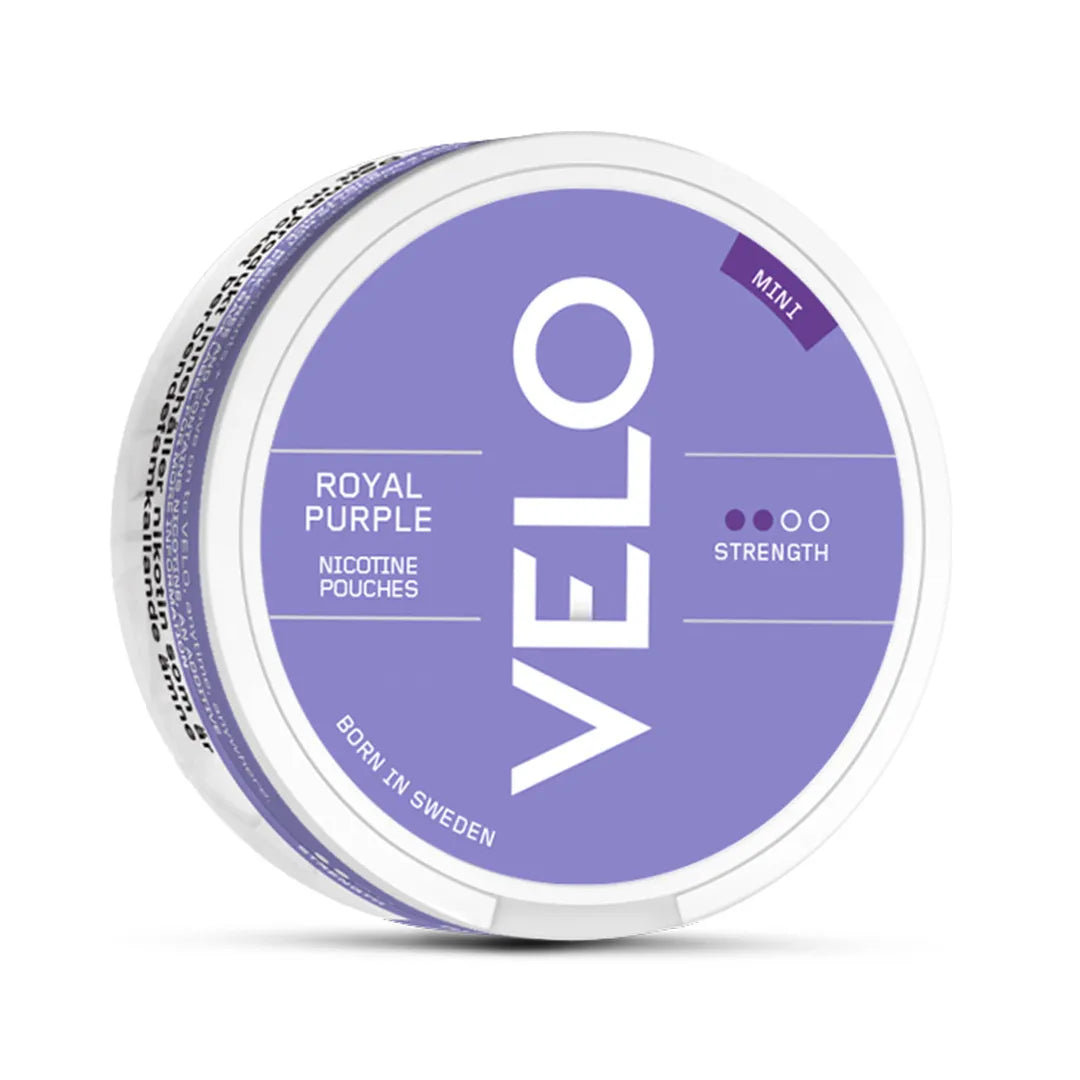 Buy VELO Groovy Grape Mini Nicotine Pouches Online – Snusljus SL
