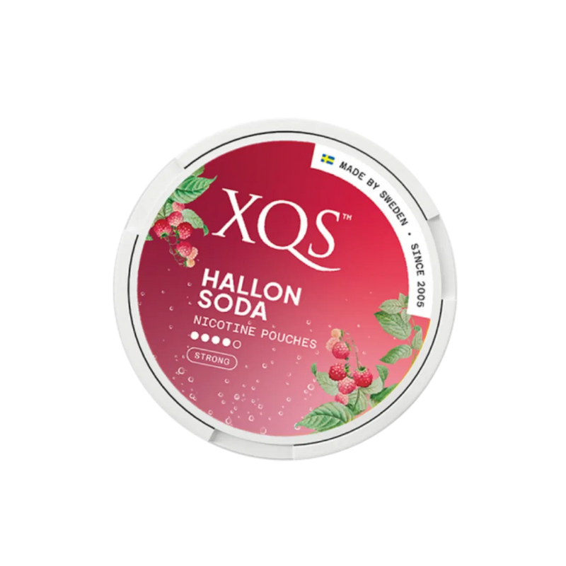 Buy XQS Hallonsoda Strong Snus - Nicotine Pouches Online – Snusljus SL